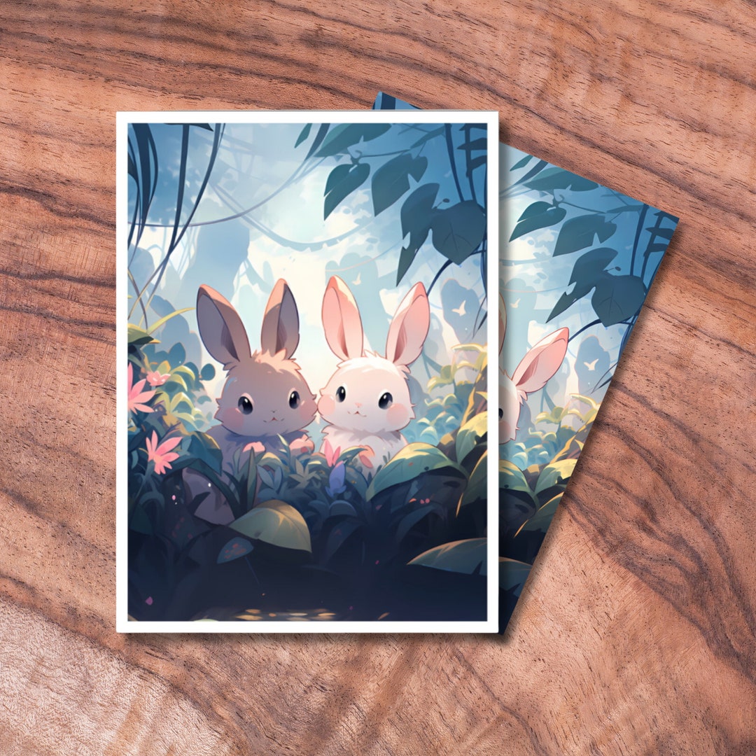 MTG Sleeves Cute, TCG Card Sleeve Protector, Cute Bunny Themed Card ...