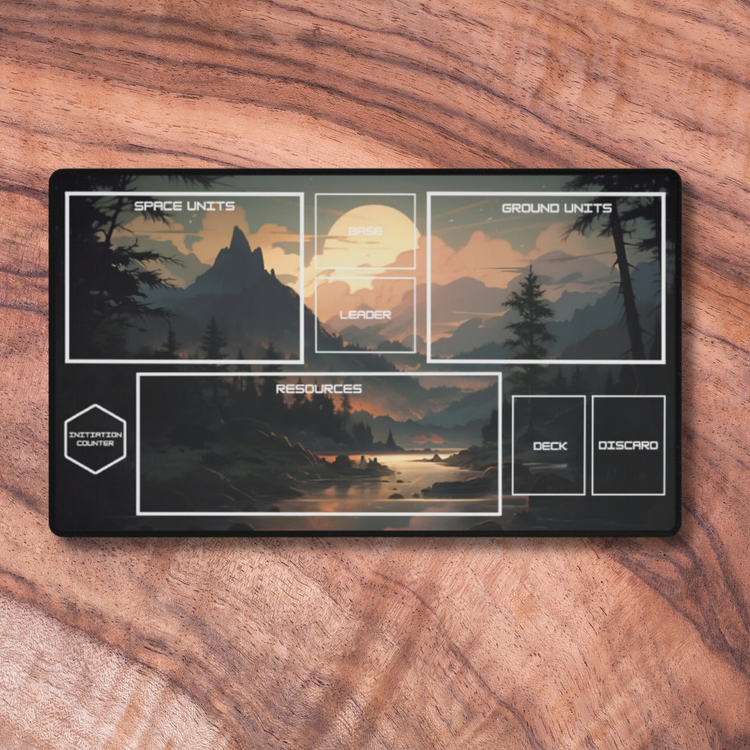 TCG Playmat Compatible With Star Wars Unlimited Card Game, Neoprene ...