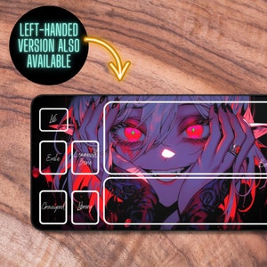 MTG Playmat Anime, Vampire Themed MTG Playmat With Zones, Trading Card ...