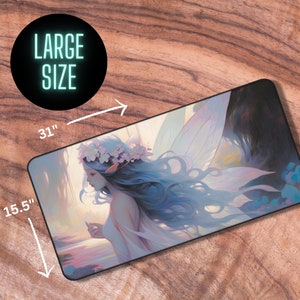 MTG Playmat Faerie, MTG Playmat With Zones, Pastel Fairy Themed TCG ...