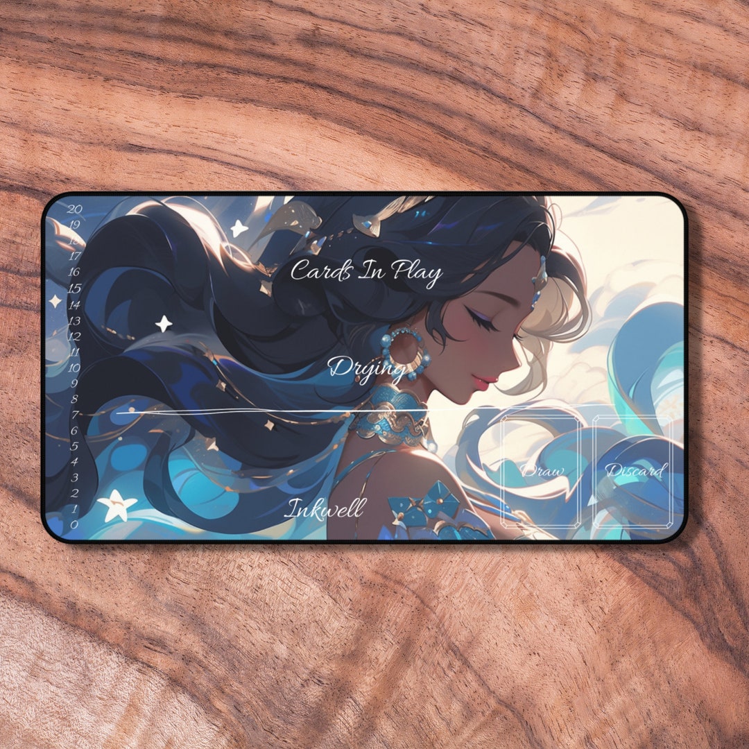 Lorcana Playmat, Arabian Princess Themed Lorcana Playmat With Zones ...