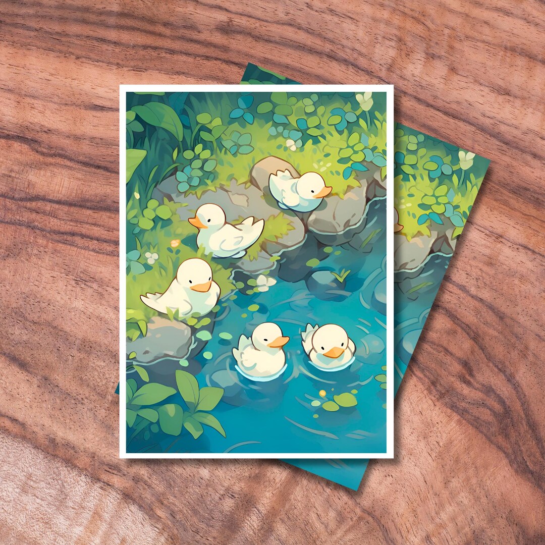 MTG Sleeves Cute, TCG Card Sleeve Protector, Aesthetic Duck Themed Card ...