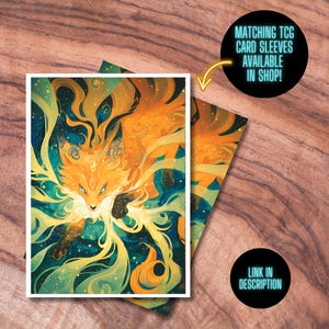 MTG Playmat, Nine Tails Fox Themed TCG Playmat, Unofficial MTG Playmat ...