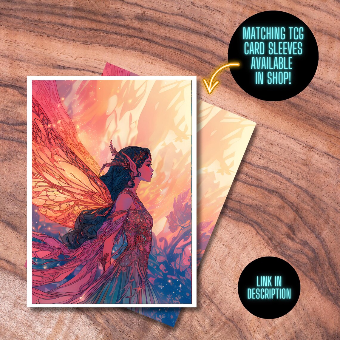 MTG Playmat, Pastel Fairy Themed TCG Playmat, Unofficial MTG Playmat ...
