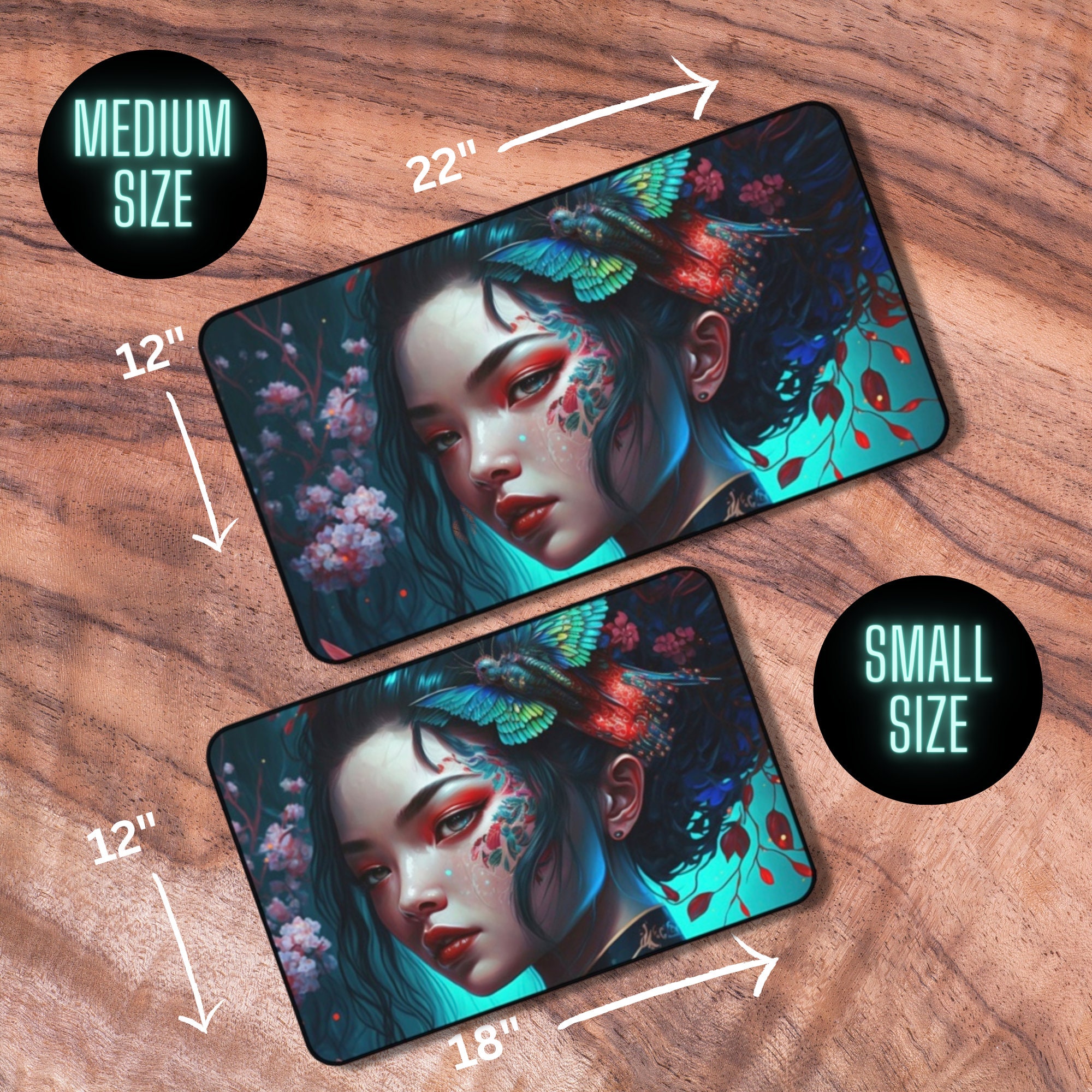 Gaming Desk Mat, Japanese LED RGB Mouse Pads sold by Antonio | SKU ...