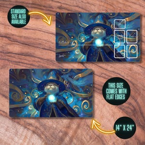 MTG Playmat, Otter Wizard Themed TCG Playmat, Unofficial MTG Playmat ...