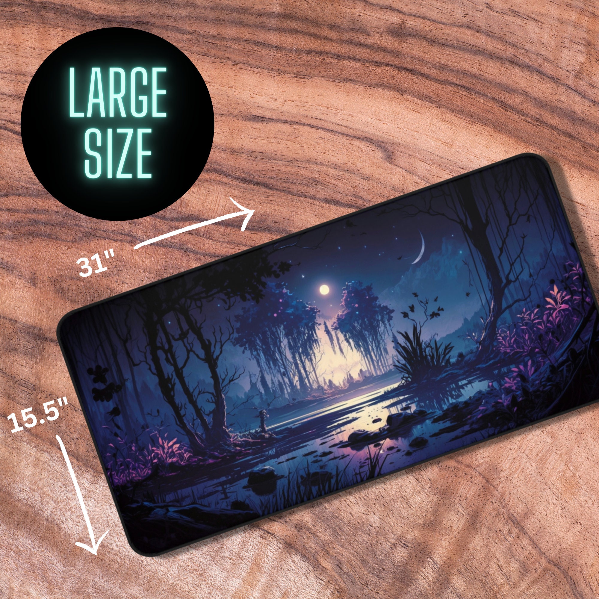 MTG Playmat Swamp Themed, Neoprene Gaming Mat, TCG Playmat, Gifts for ...