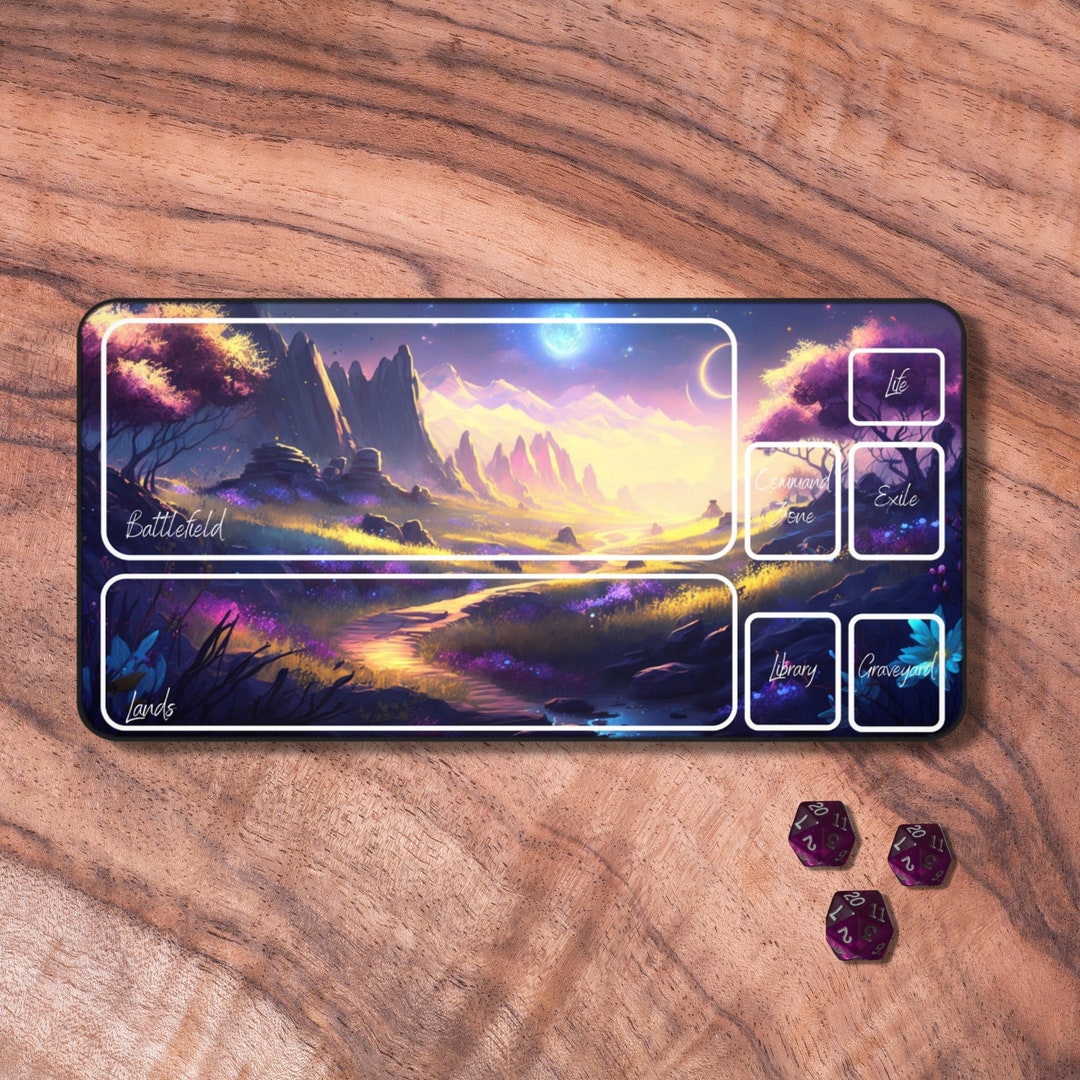 MTG Playmat With Zones Card Playmat MTG Play Mat Cute MTG - Etsy