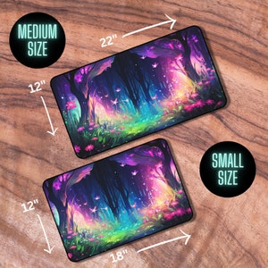 MTG Playmat Cute, Pink MTG Playmat With Zones, Trading Card Game Play ...