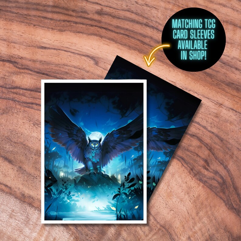 MTG Playmat, Night Owl Themed MTG Playmat Available With or Without ...