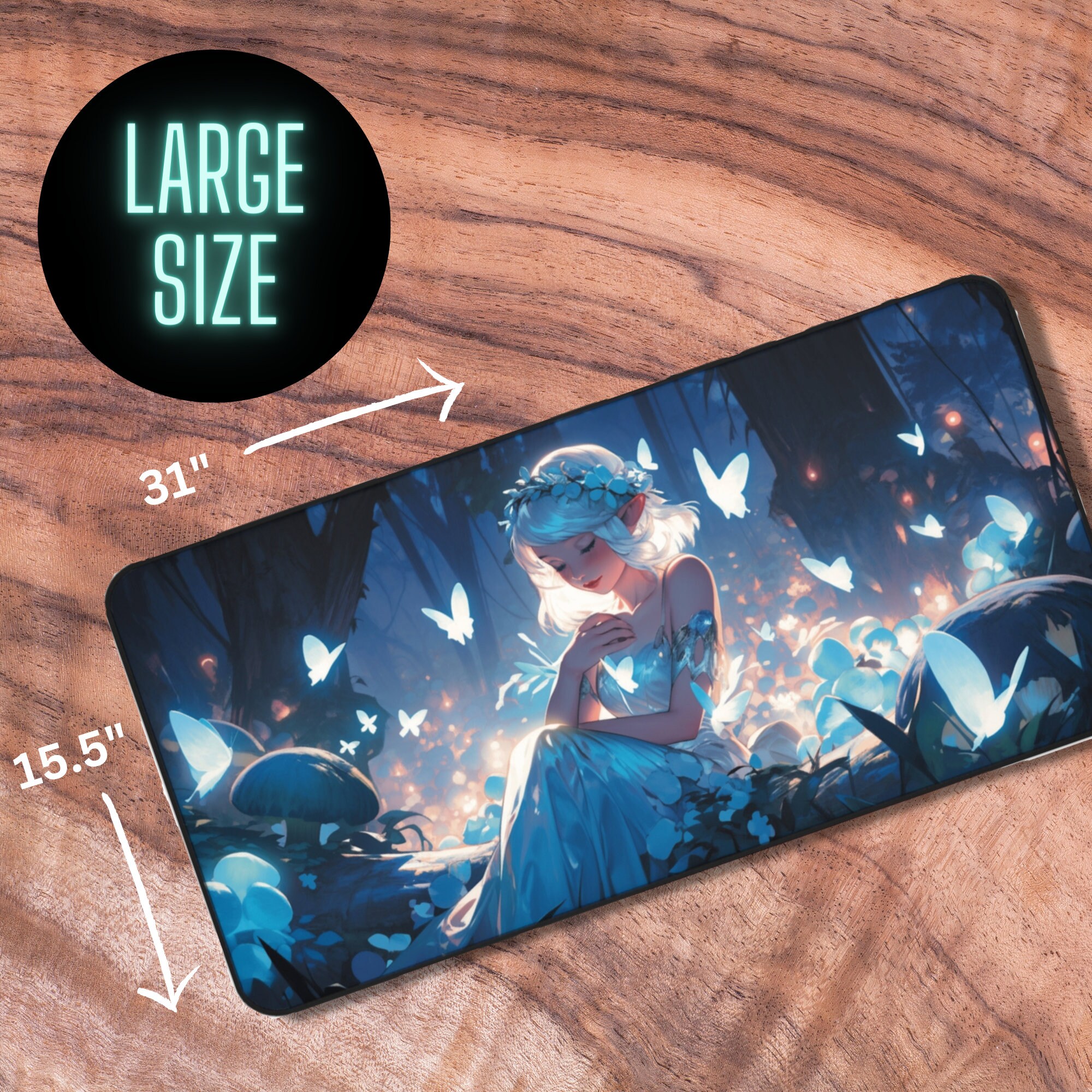 MTG Playmat With Zones MTG Playmat Faerie Themed Blue - Etsy Canada