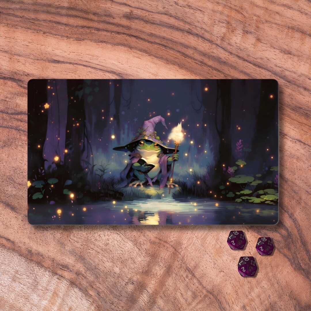 MTG Playmat, Frog TCG Playmat, Board Game Mat for TCG, Gifts for Gamers ...