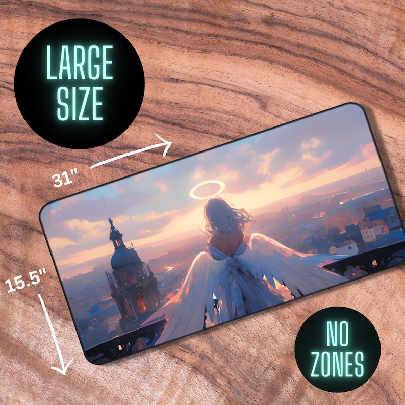 MTG Playmat Angel MTG Playmat With Zones Trading Card Game - Etsy