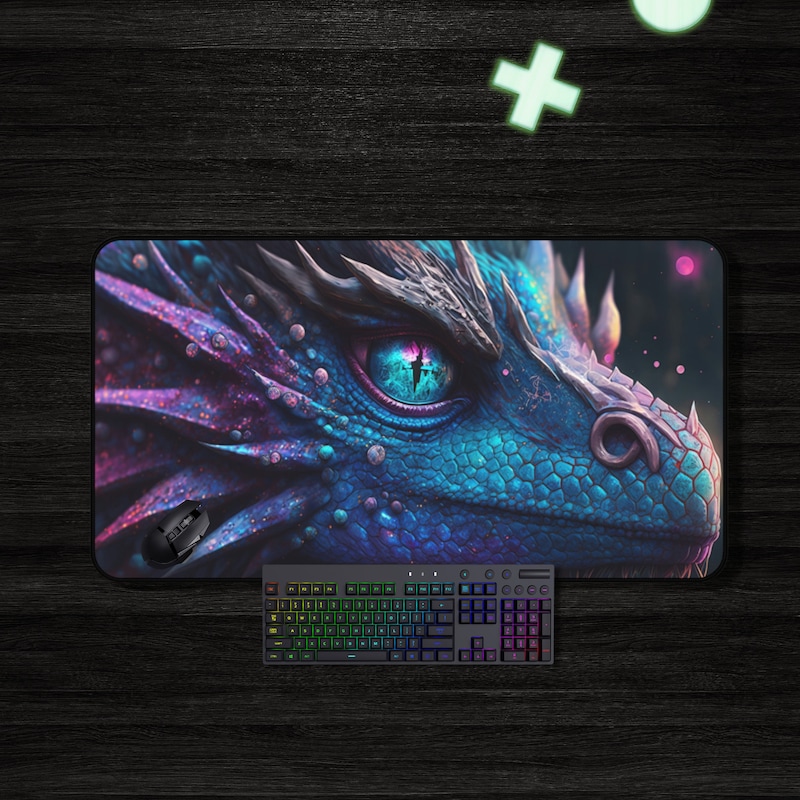 Dragon Rgb Mouse Pad - Etsy