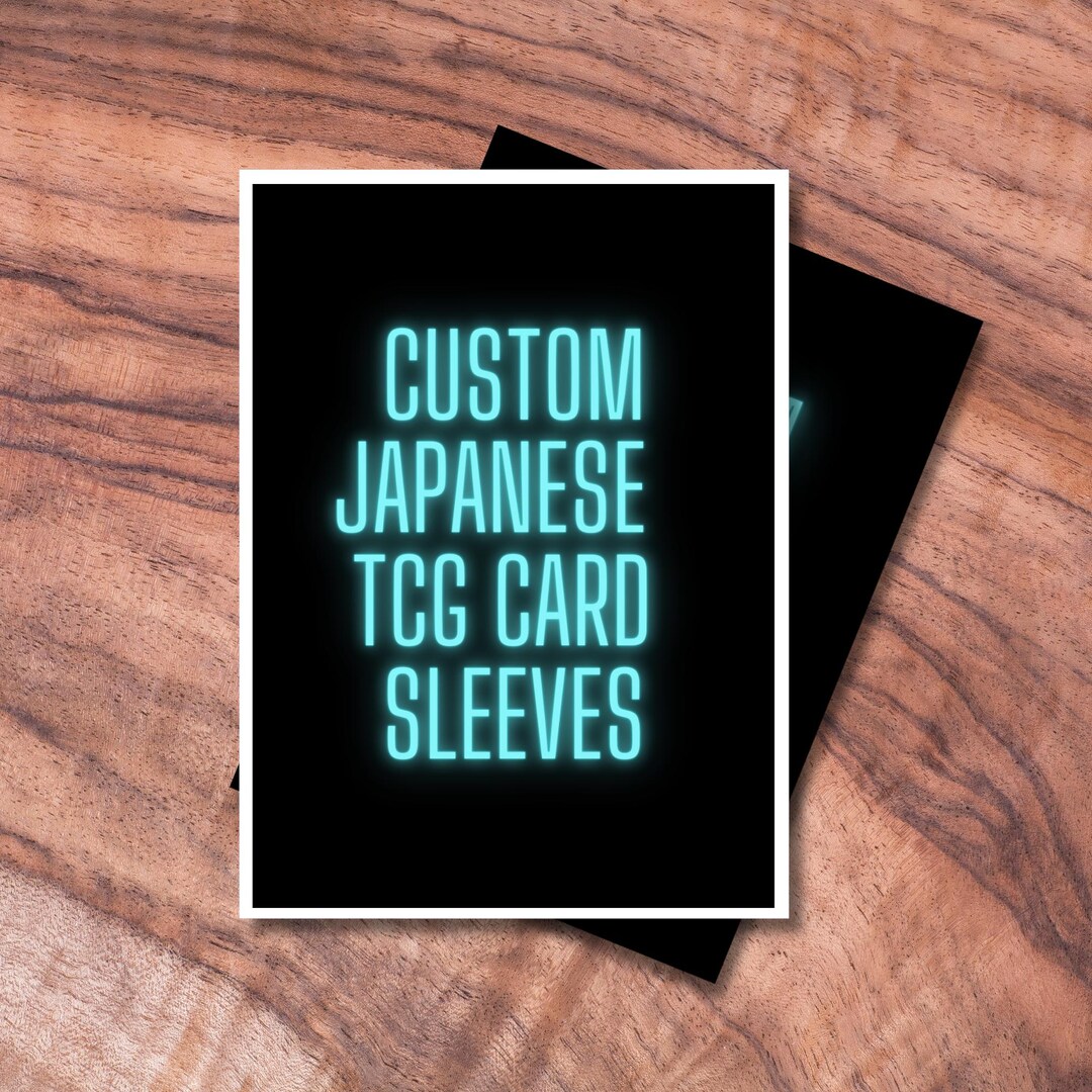 Japanese Card Sleeves Custom, Custom Japanese TCG Sleeves, Trading Card ...