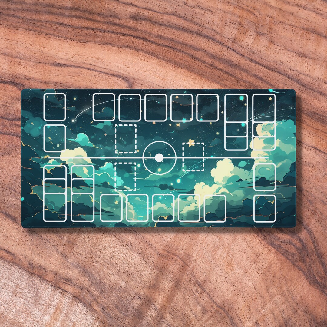 Pokemon Playmat for Two Players With Zones, Pokemon Battle Mat, TCG ...