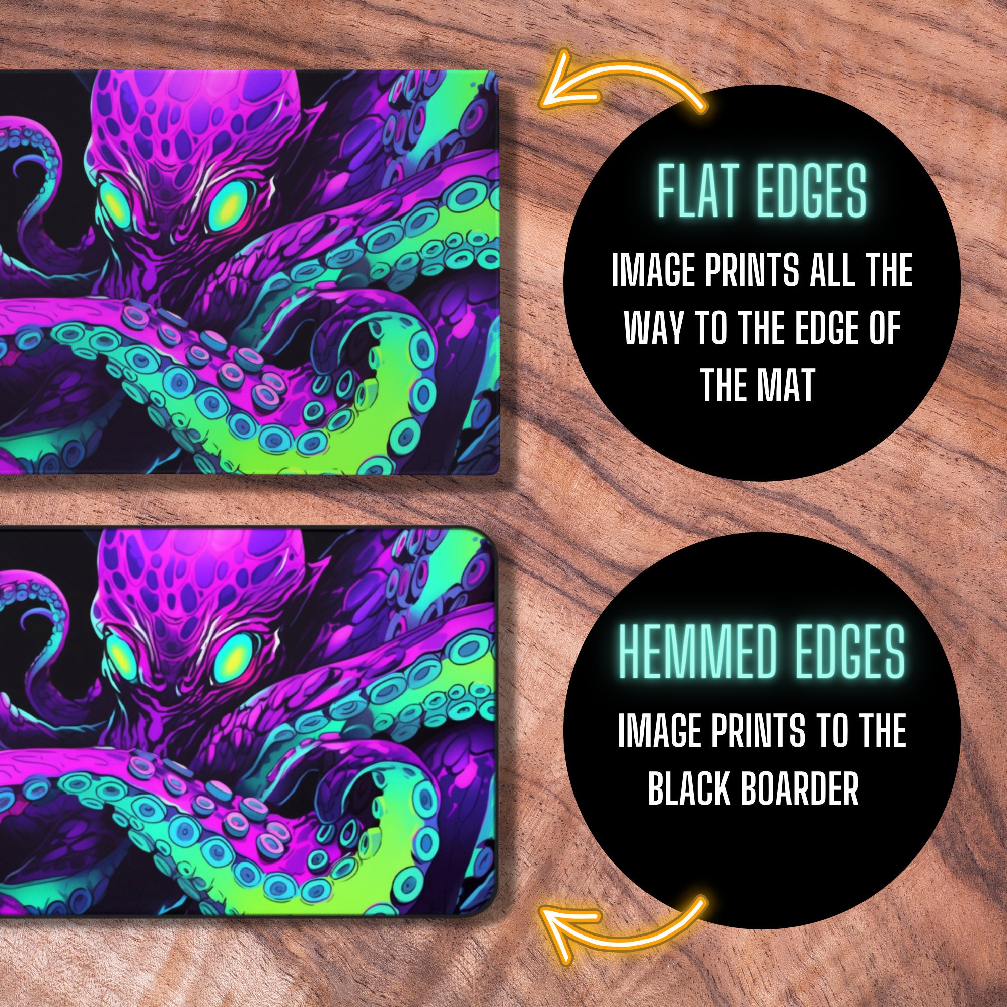 Desk Mat Octopus Giant Gaming Desk Mat Large Purple Mouse - Etsy Australia