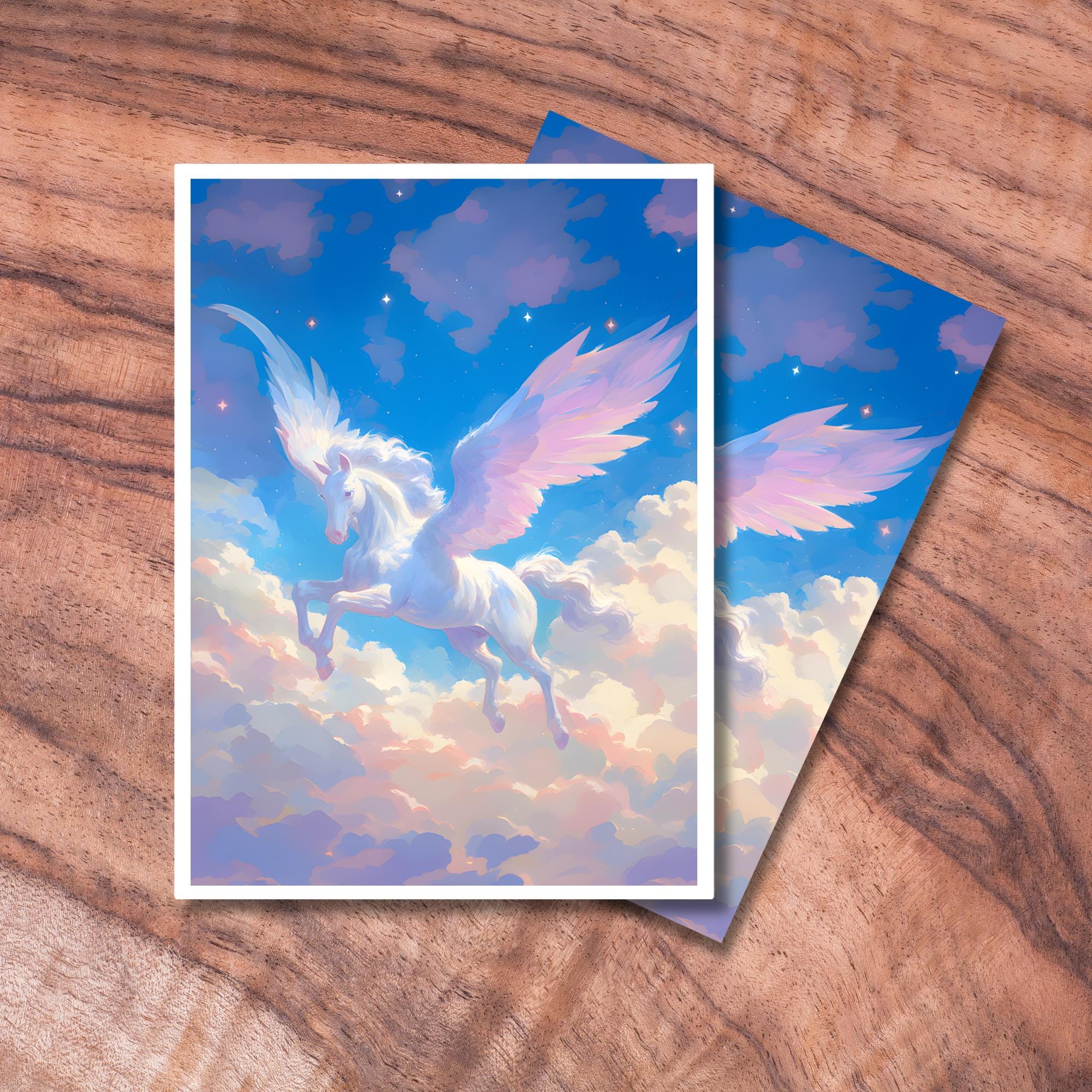MTG Sleeves, Pegasus Themed TCG Card Sleeve Protectors - Etsy