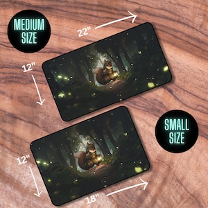 MTG Playmat, Squirrel Themed MTG Playmat Available With or Without ...