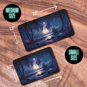 MTG Playmat Swamp Themed, Neoprene Gaming Mat, TCG Playmat, Gifts for ...