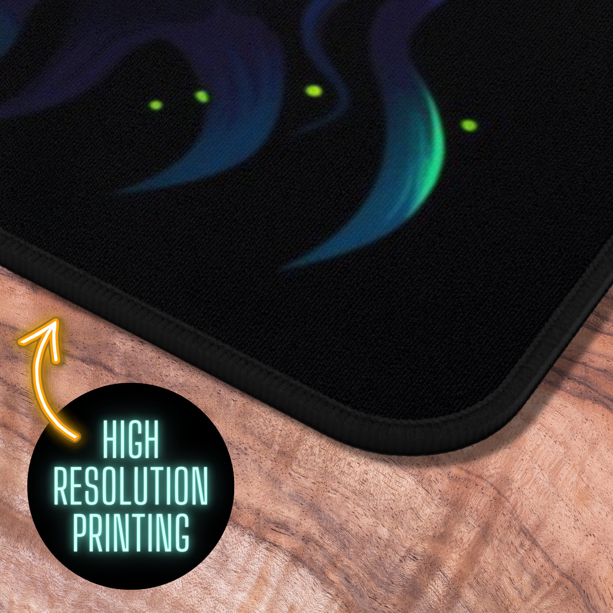 Desk Mat Cthulhu Neon Gaming Desk Mat Monster Themed Mouse - Etsy