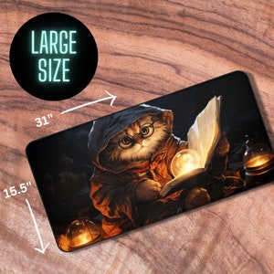 MTG Playmat Cat, MTG Playmat With Zones, Neoprene Gaming Mat, MTG ...