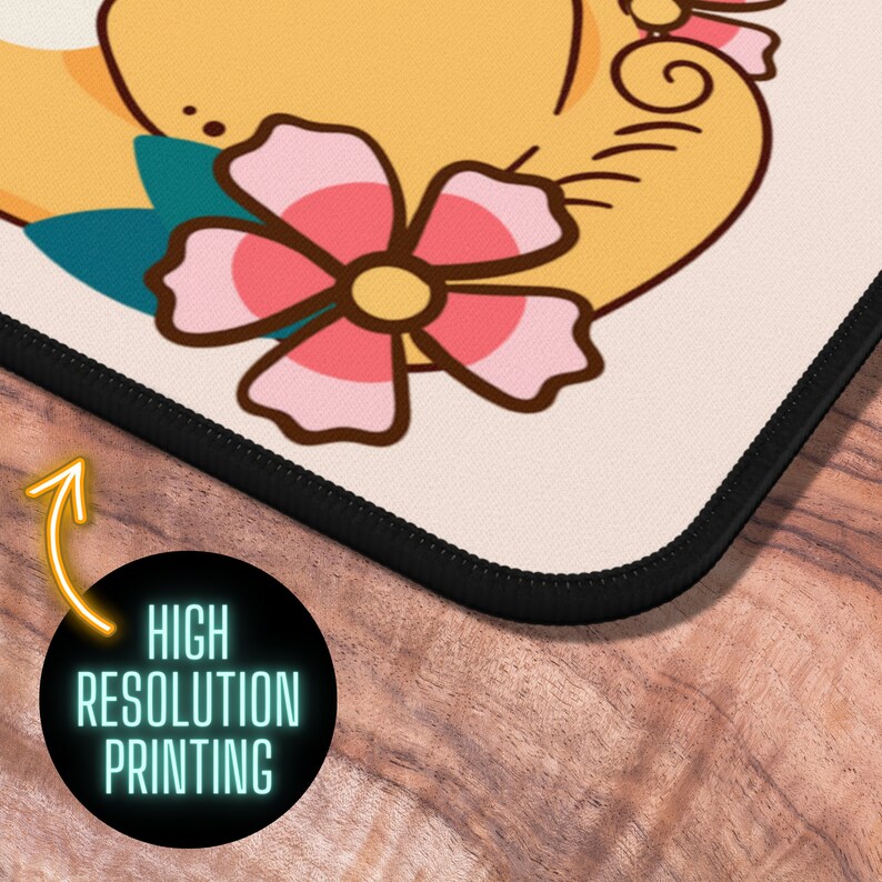 Cute Dog Desk Mat Kawaii Mouse Pad Kawaii Dog Keyboard Mat - Etsy