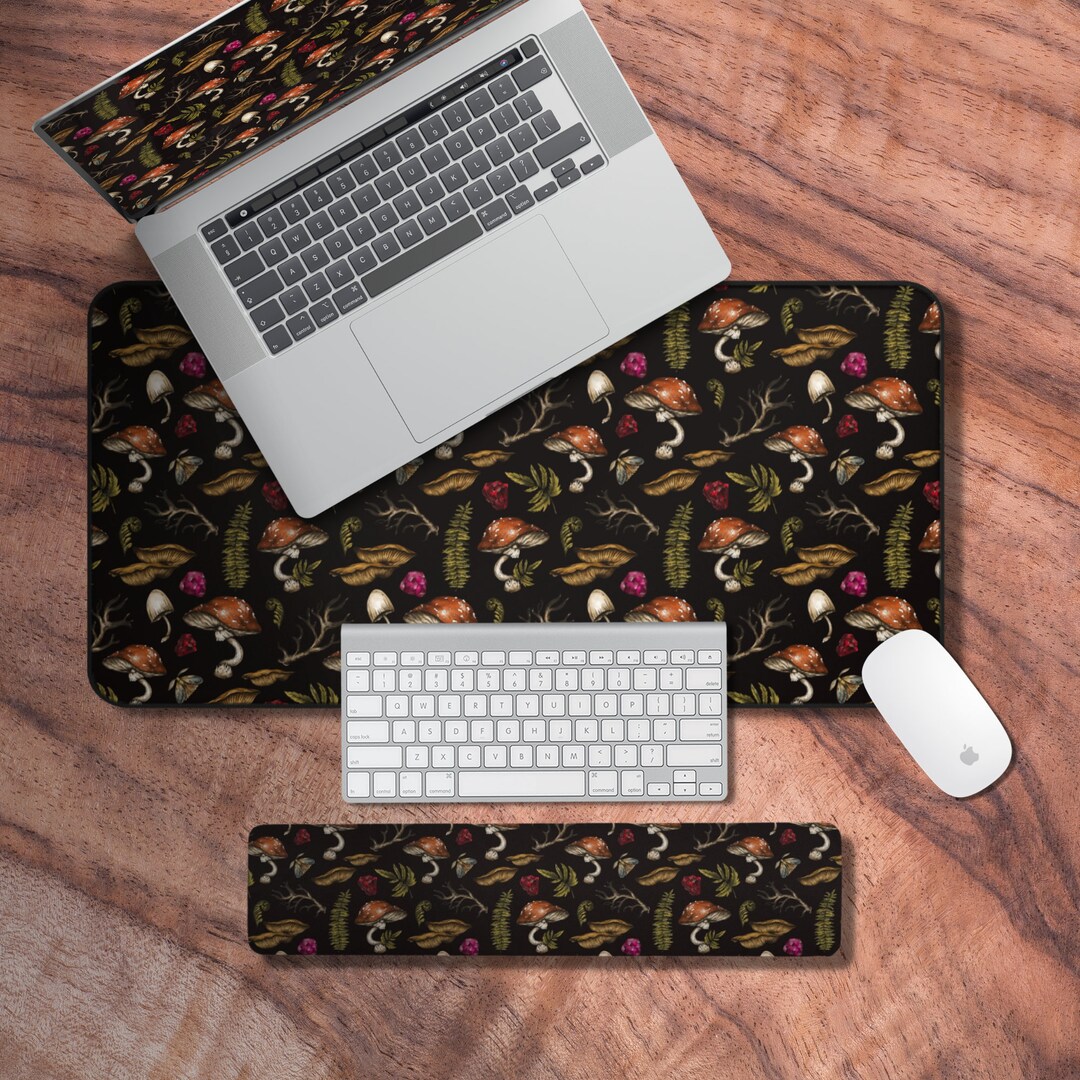Desk Mat Witchy, Desk Mat Dark Academia, Dark Cottagecore Mouse Pad ...