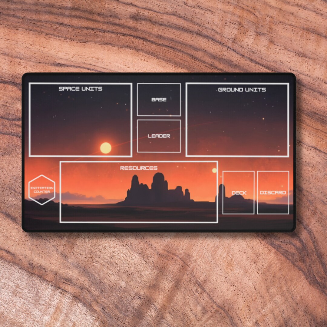 TCG Playmat Compatible With Star Wars Unlimited Card Game, Neoprene ...