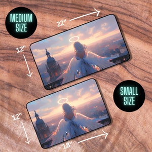 MTG Playmat Angel, MTG Playmat With Zones, Trading Card Game Playmat ...