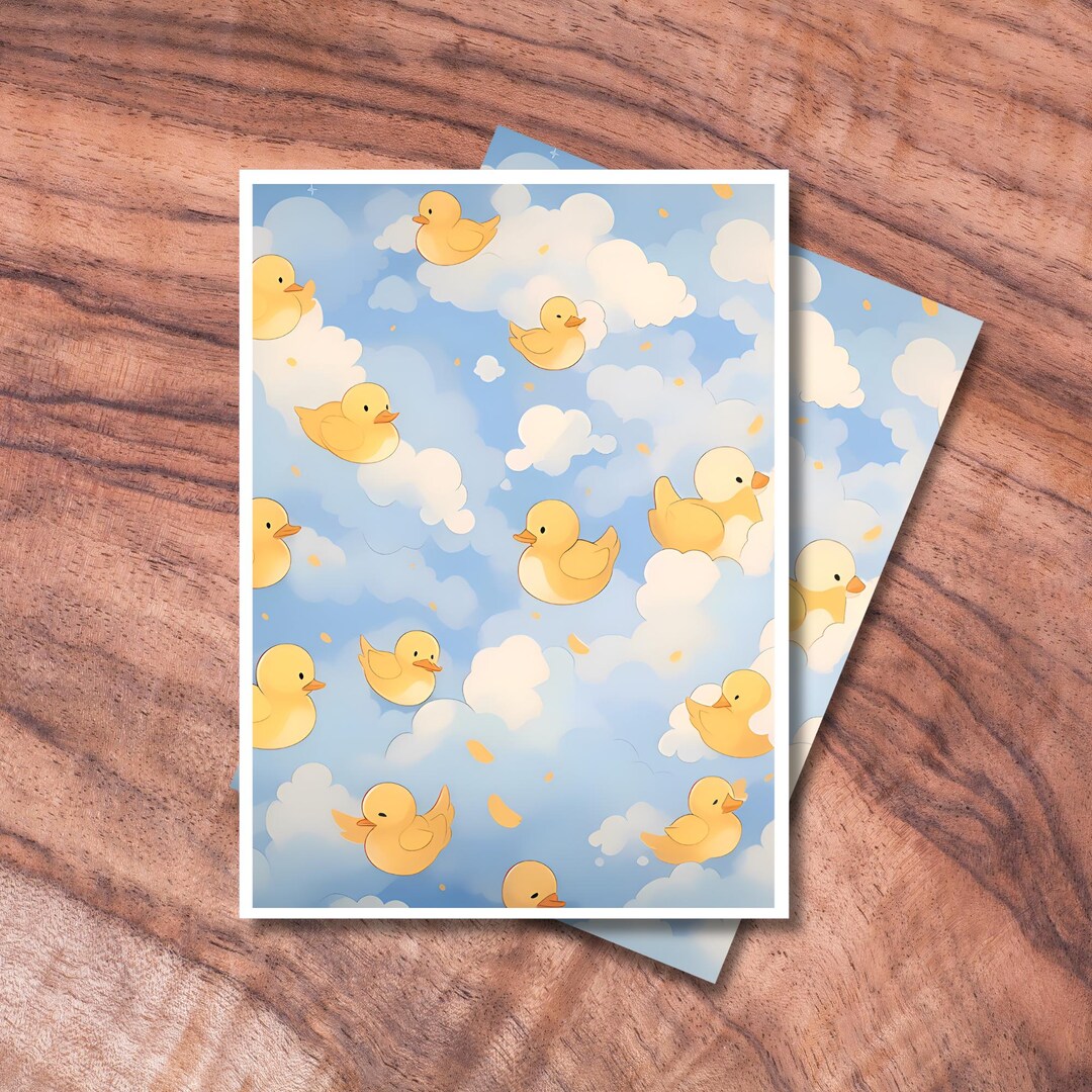 MTG Sleeves 100, TCG Card Sleeve Protector, Aesthetic Blue Duck Themed ...