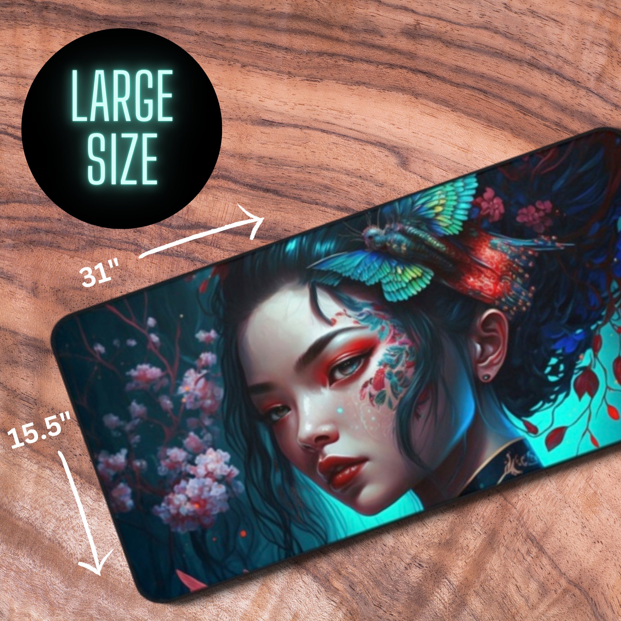 Gaming Desk Mat, Japanese LED RGB Mouse Pads sold by Antonio | SKU ...