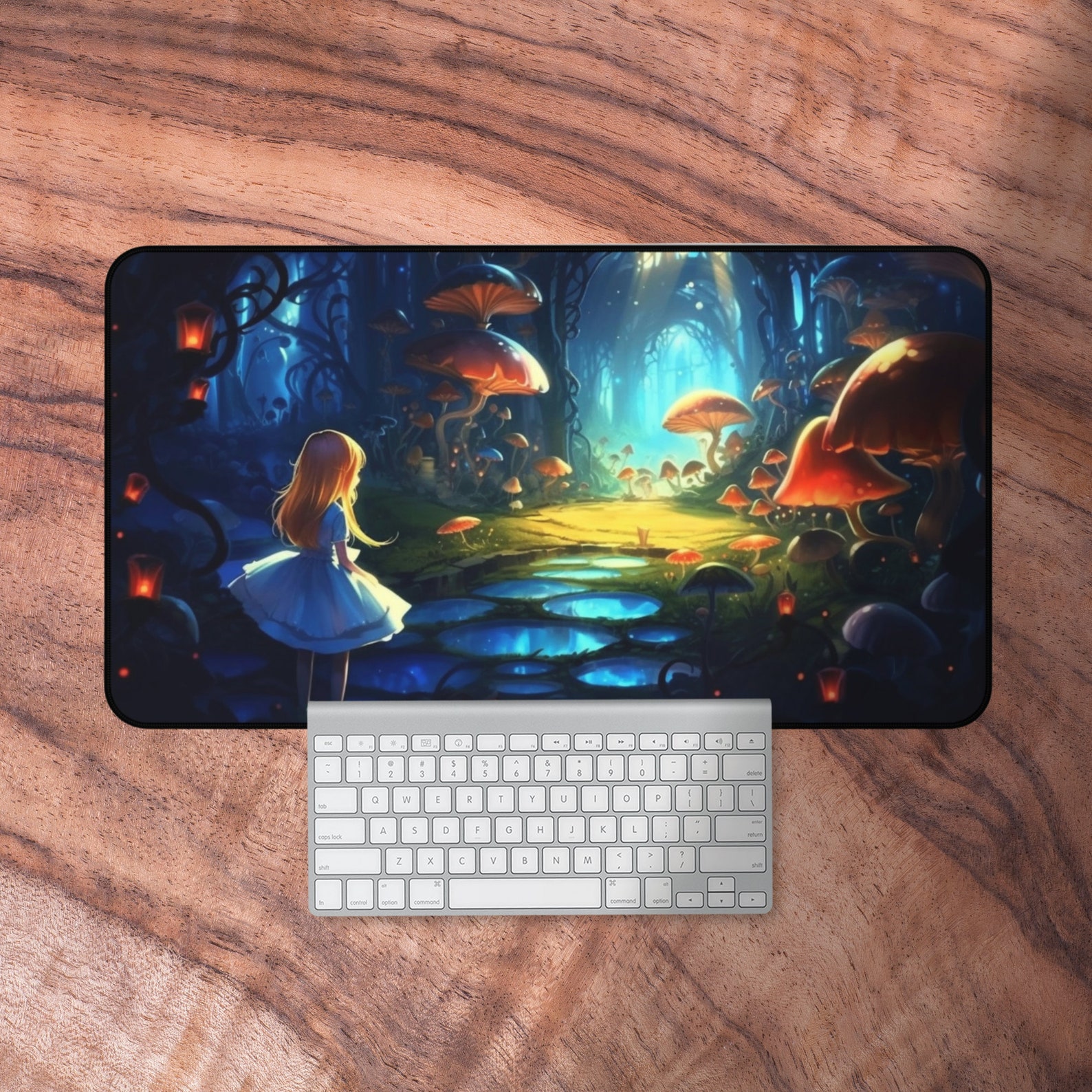 Desk Mat Alice in Wonderland, Fantasy Gaming Mouse Pad, Desk Mat ...