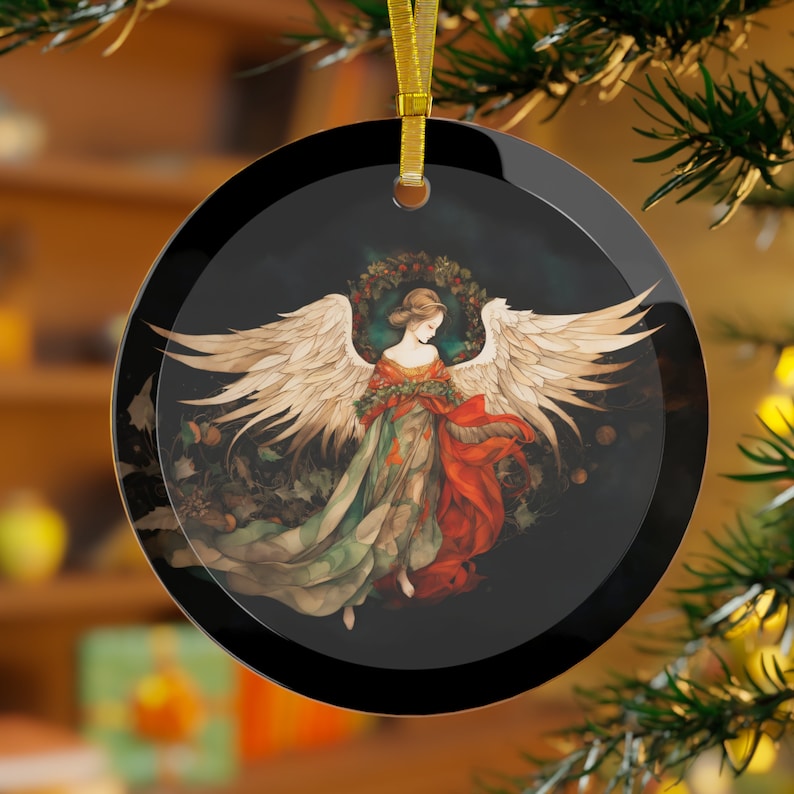 Beautiful Angel Glass Ornament Gift Christmas Angel Glass Tree - Etsy