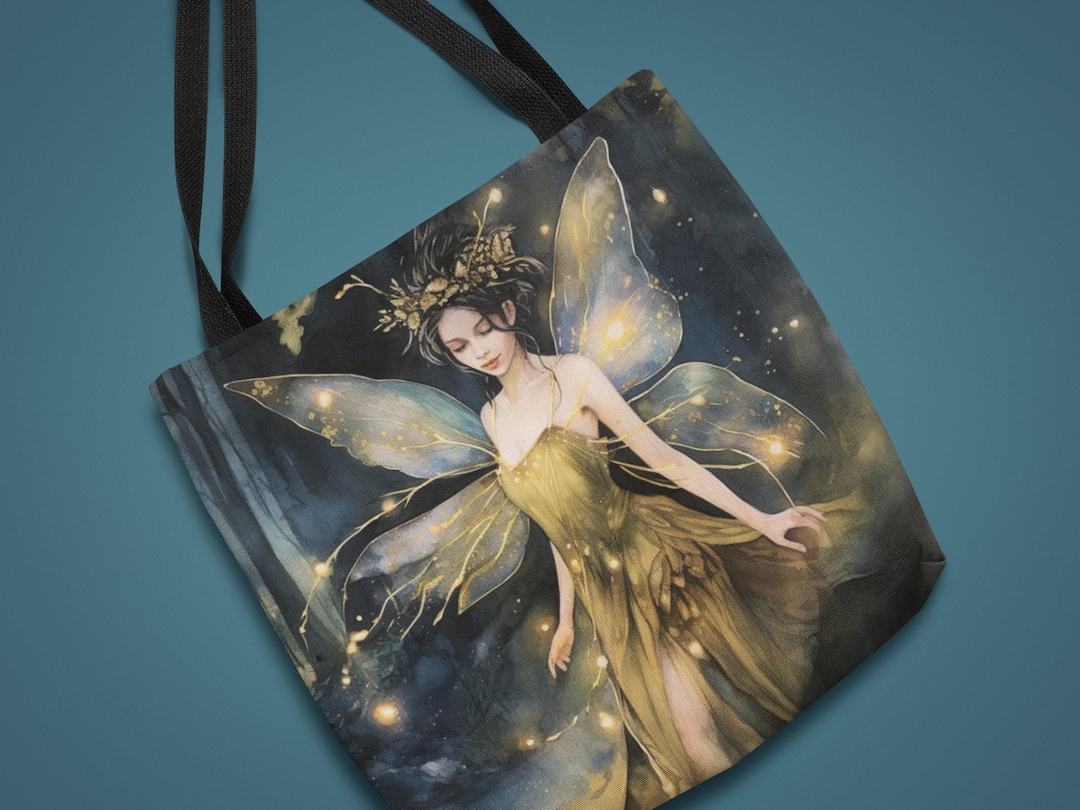 Fantasy Fairy Tote Bag Gift Dark Academia Vintage Fae in the Woods ...