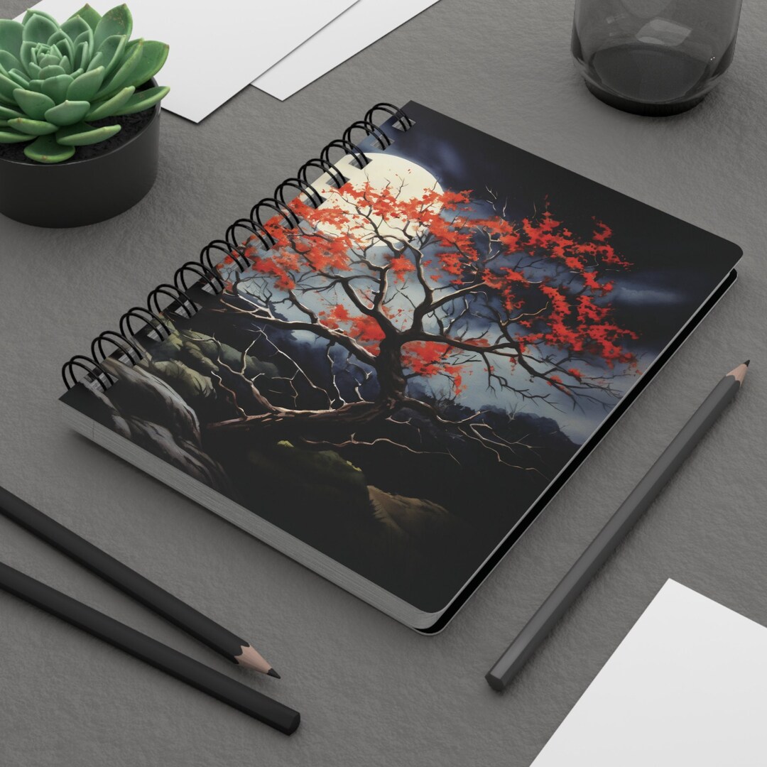 Rowan Tree Moon Soft Cover Journal February Celtic Tree Month Spiral ...