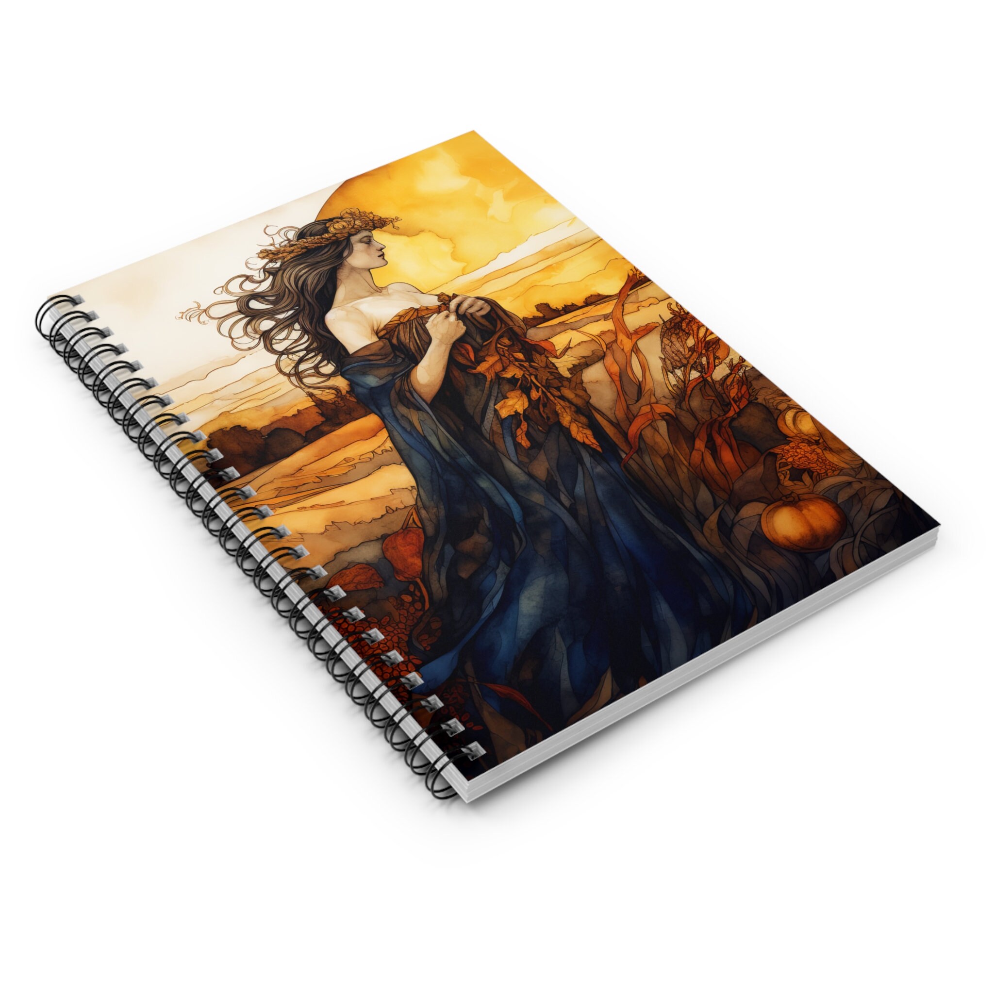 Demeter Greek Goddess of Harvest Soft Cover Journal Gift for - Etsy