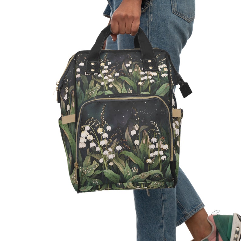 Lily of the Valley Flowers Large Backpack Gift for Her May - Etsy