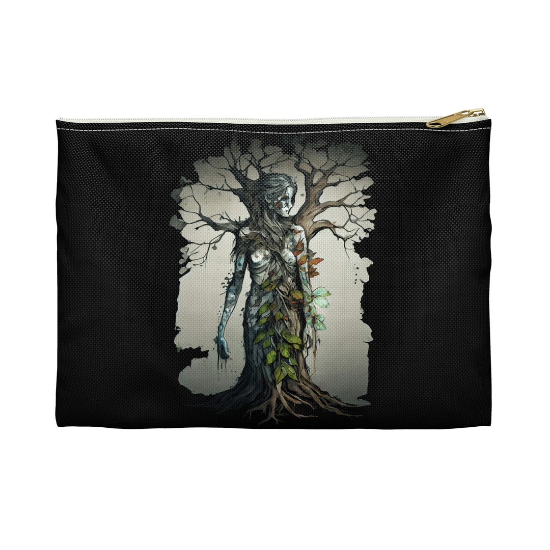 Dryad Tree Nymph Travel Pouch Fae Woodlands Aesthetic Oak Tree Spirit ...