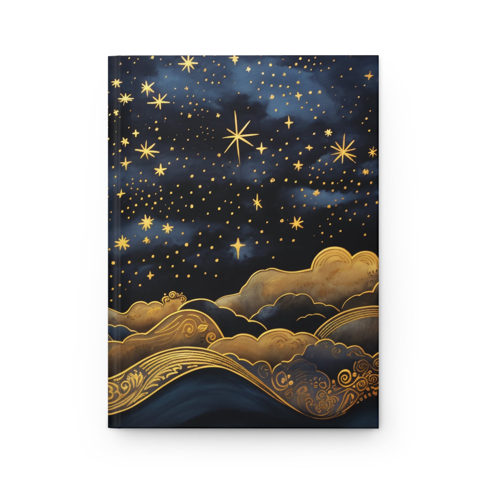 Whimsical Art Deco Night Sky Journal Gift for Her Hard Cover Dream ...