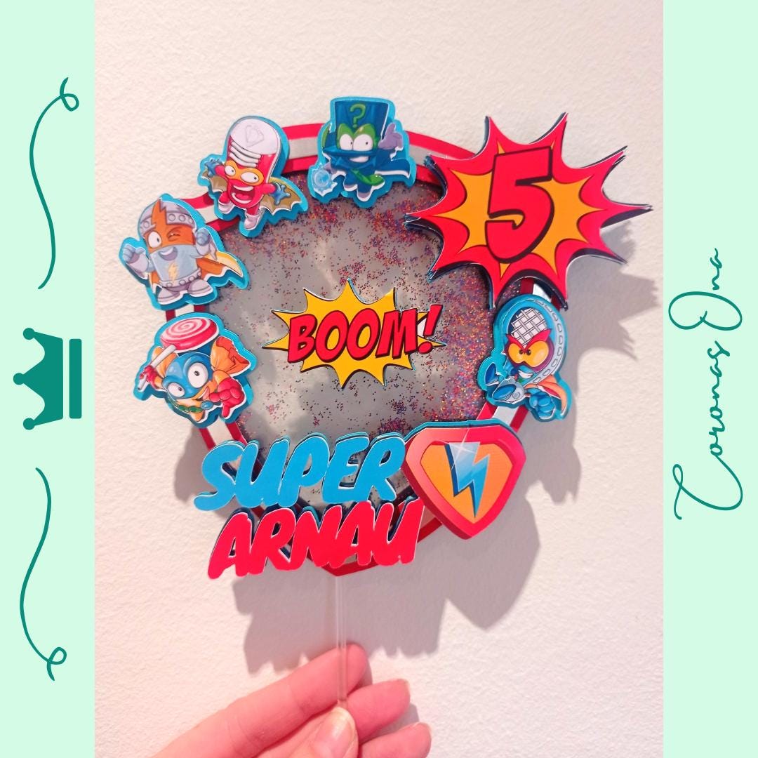 Super Zings Cake Topper Decoration - Etsy