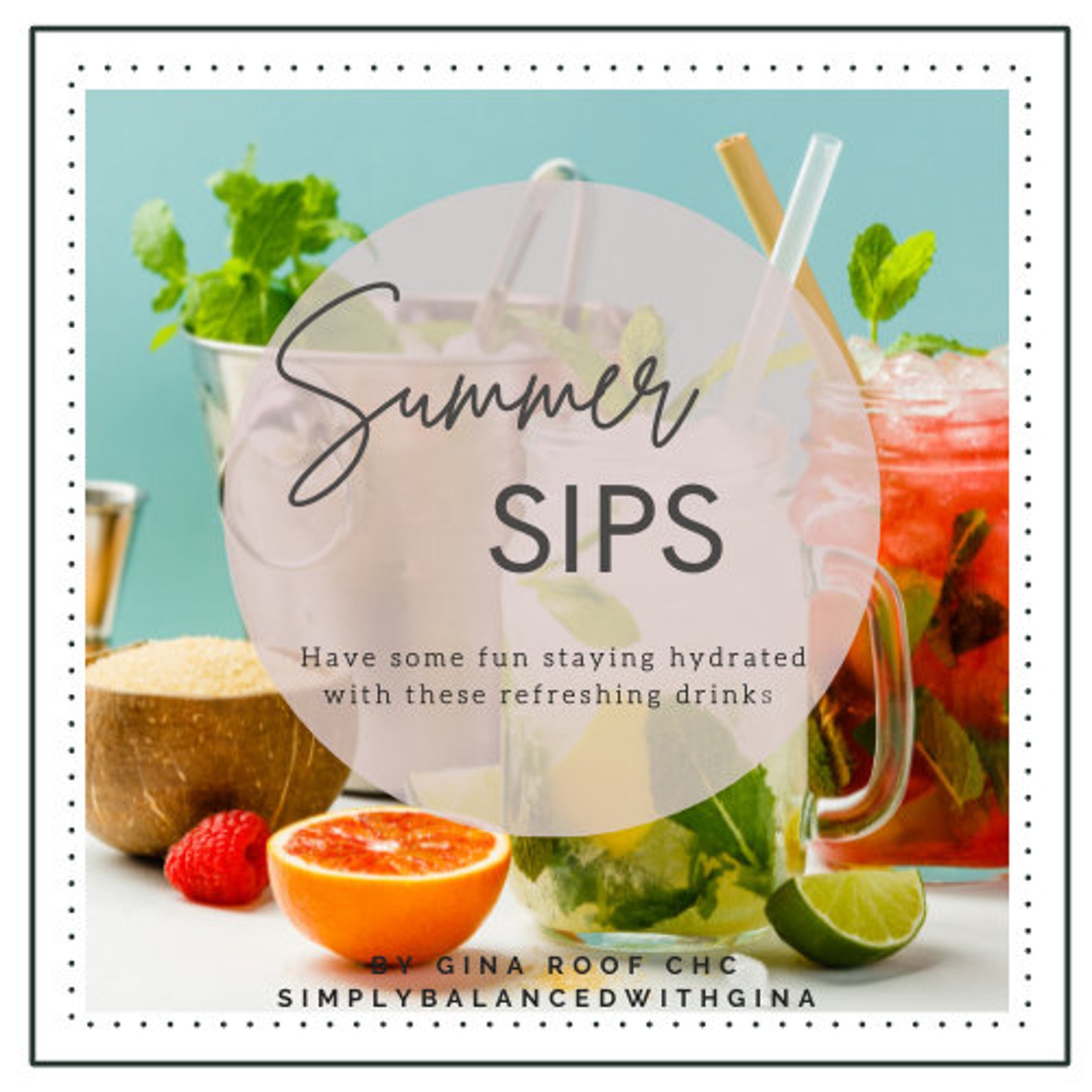 Summer Sips & Drinks - Etsy