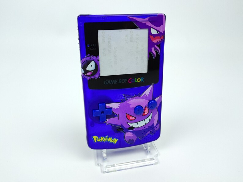 Transparent Purple Gameboy Color Case Gengar Pokémon New - Etsy