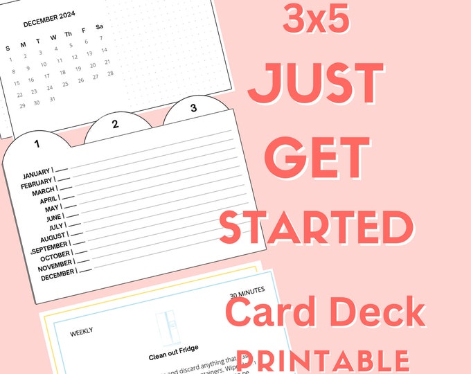 Blank Task Cards With or Without Tabs for Your Planner Add Your Own ...
