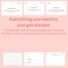 4x6 Just Get Started Card Deck, Index Card Planner, Home Management ...