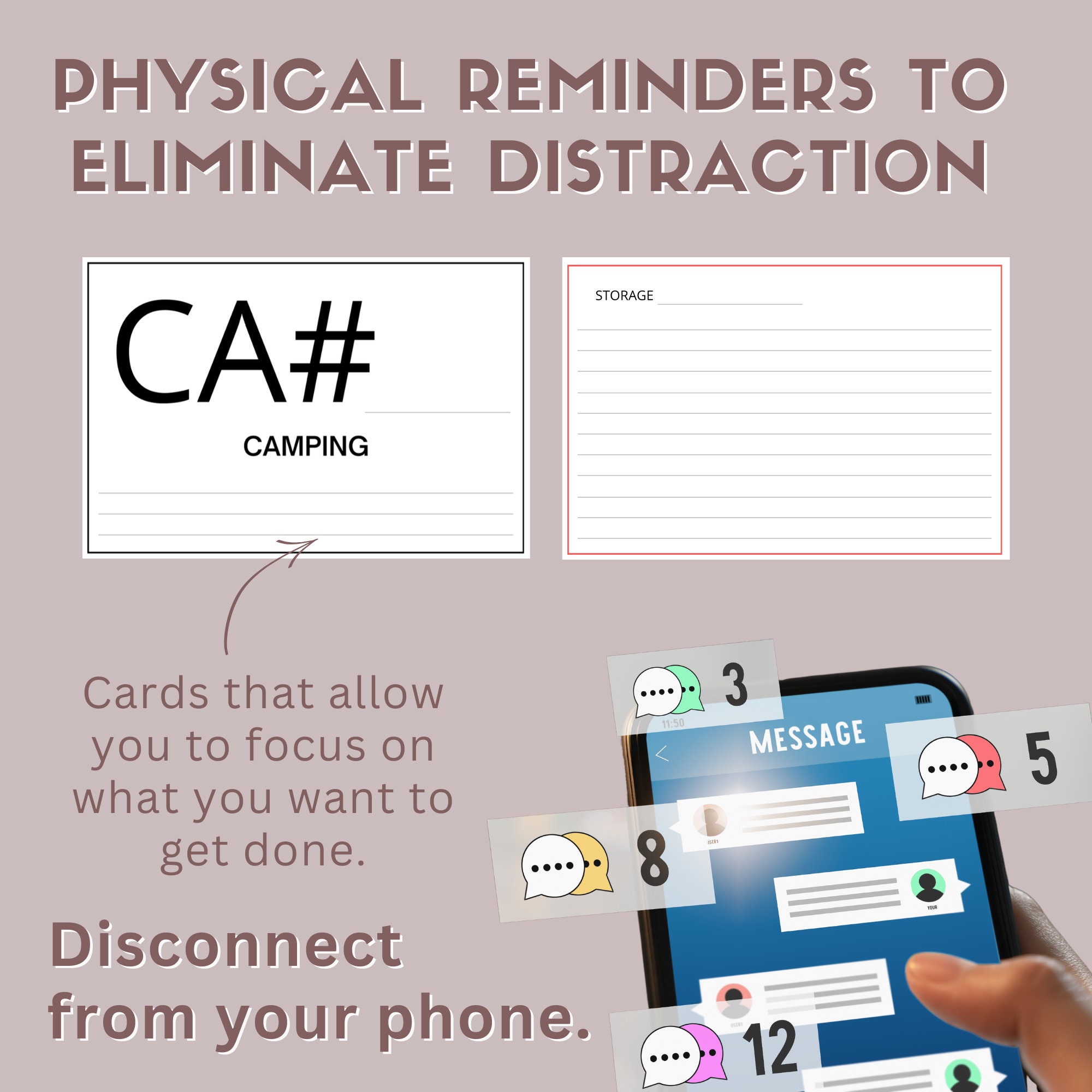 4x6 Storage Cards and Labels, Storage Index Cards for Decluttering and ...