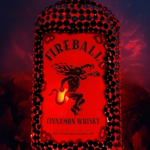 Red and Hot Fireball Bedazzled With Crystal Rhinestones Also Red Hot ...