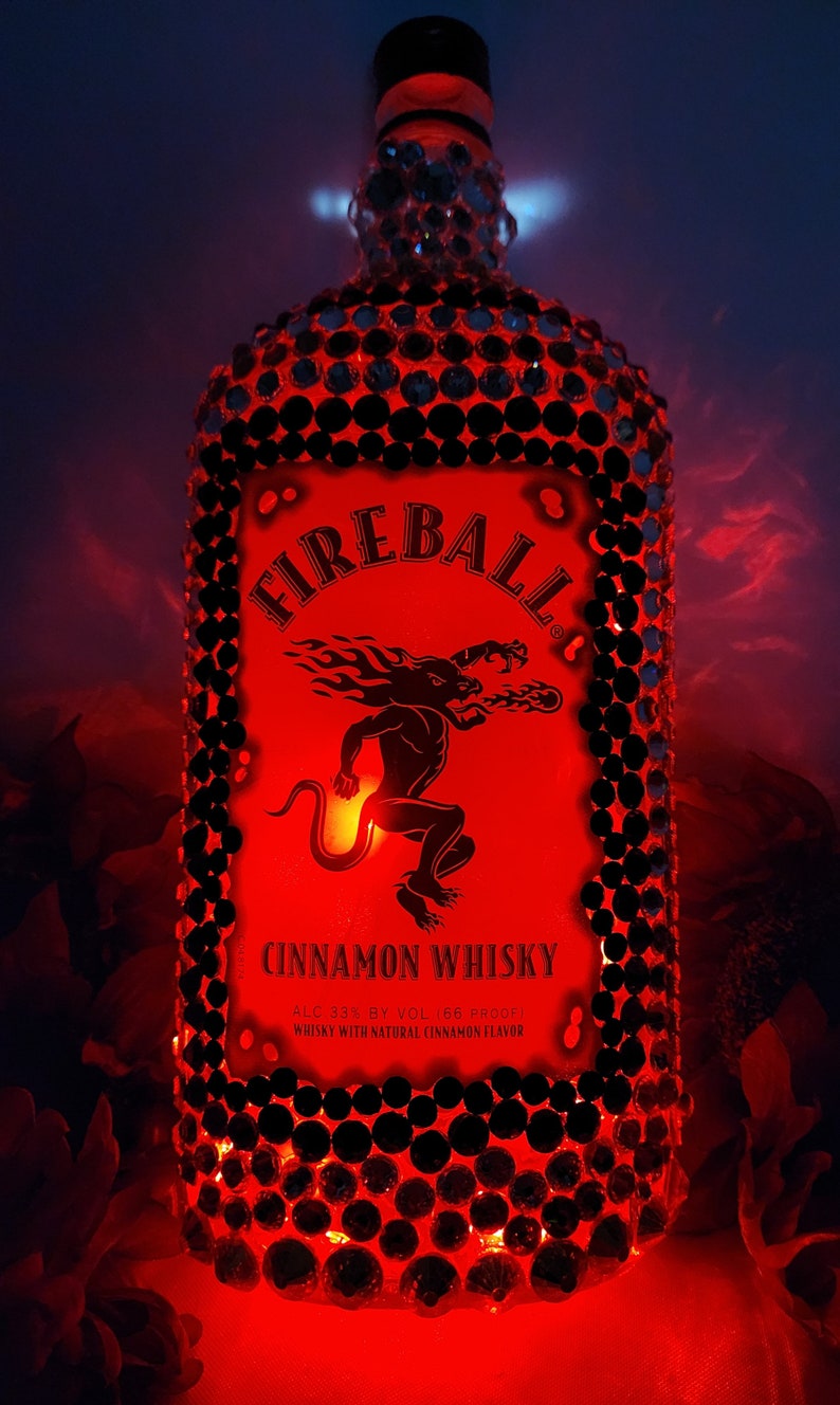 Red and Hot Fireball Bedazzled With Crystal Rhinestones Also Red Hot ...