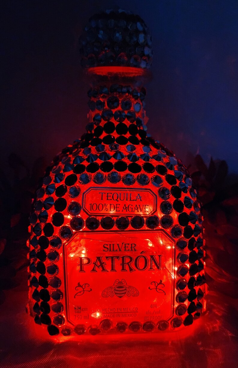 Let's Light up the Night Patron With Bedazzled Crystal Rhinestones Also ...