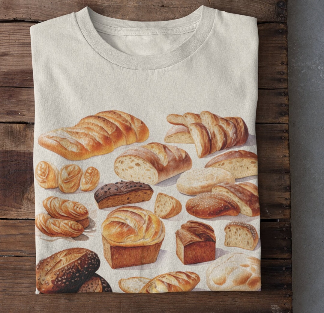 Vintage Baking Bread Shirt, Aesthetic Loafs Tee, Retro Carbs T-shirt ...